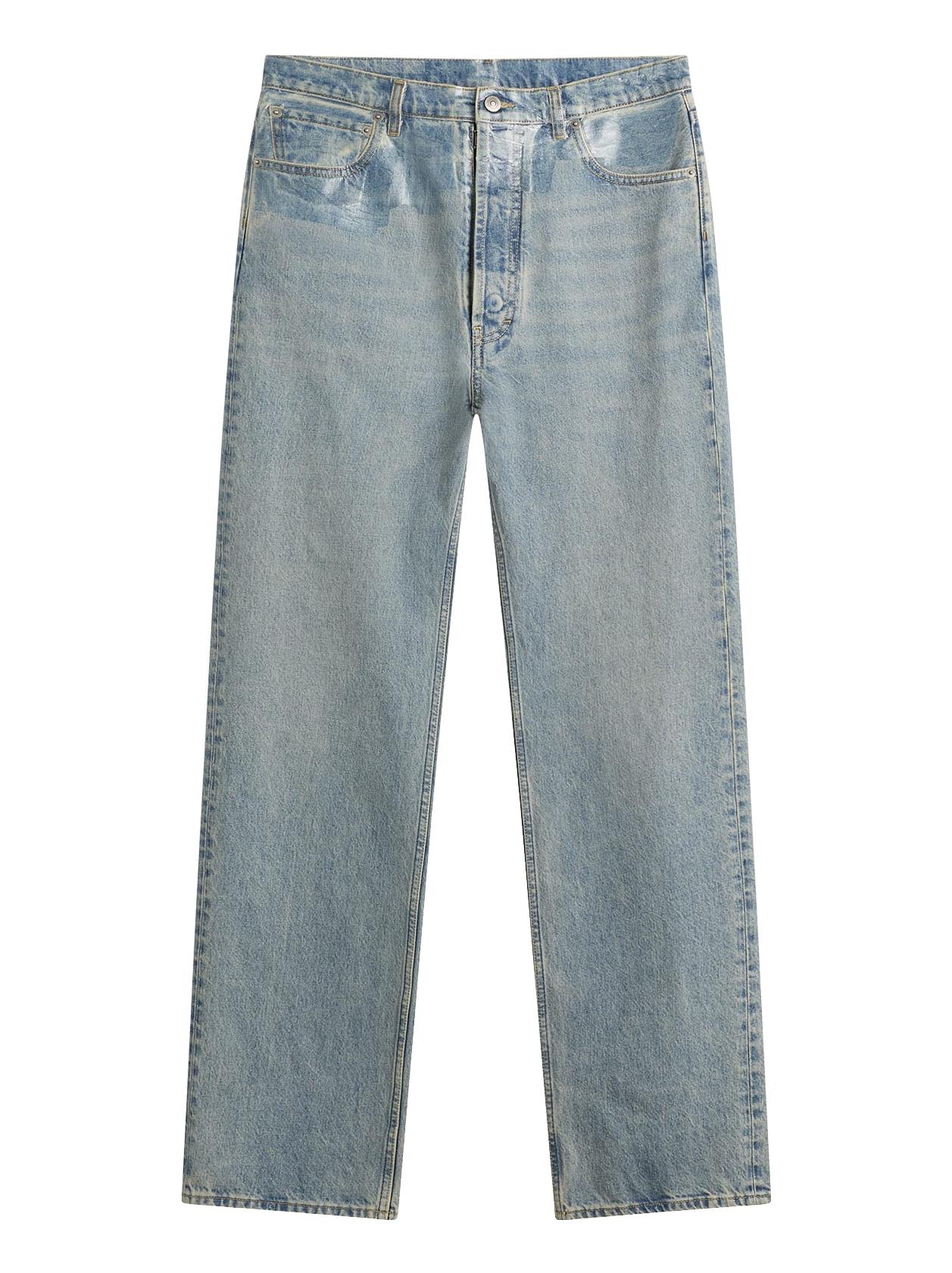 MAISON MARGIELA Maison Margiela Taped Waist Straight Leg Jeans